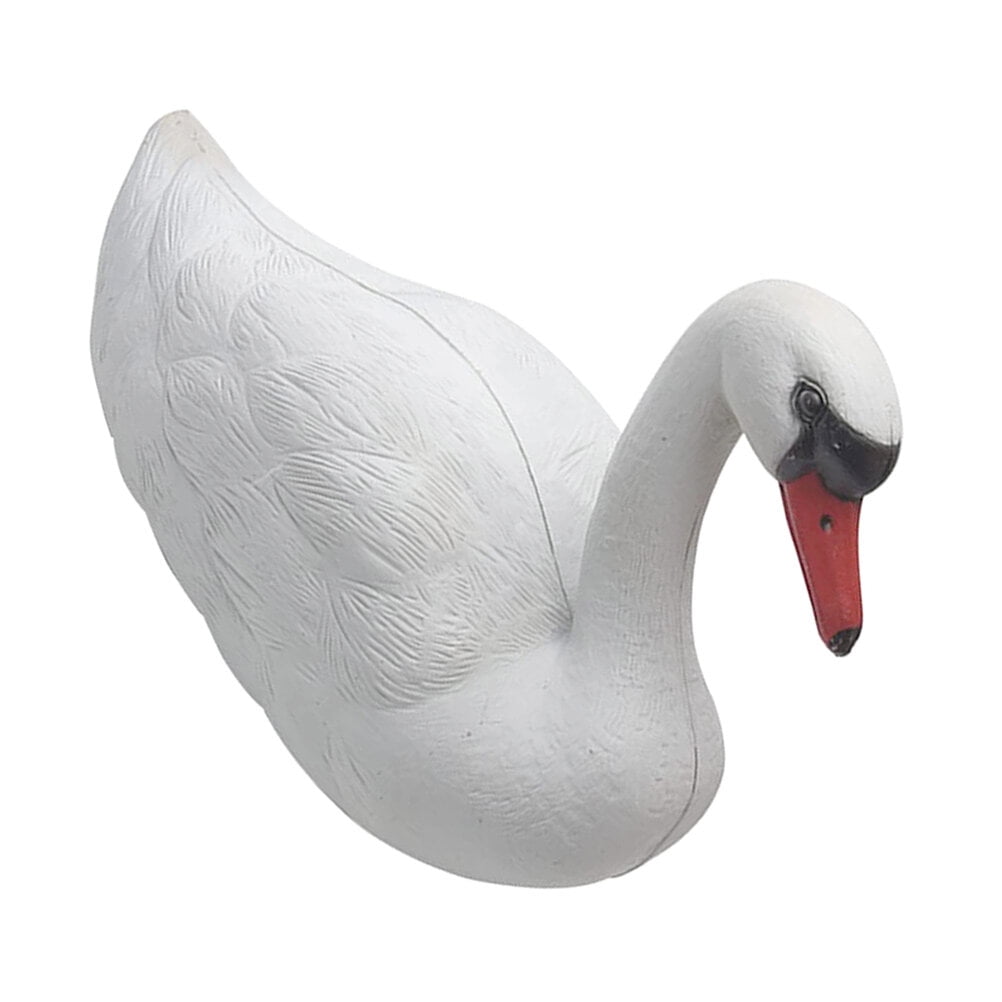 Fake Swan Floating Swan Ornament Fake Swan Simulation Swan Decor Home ...