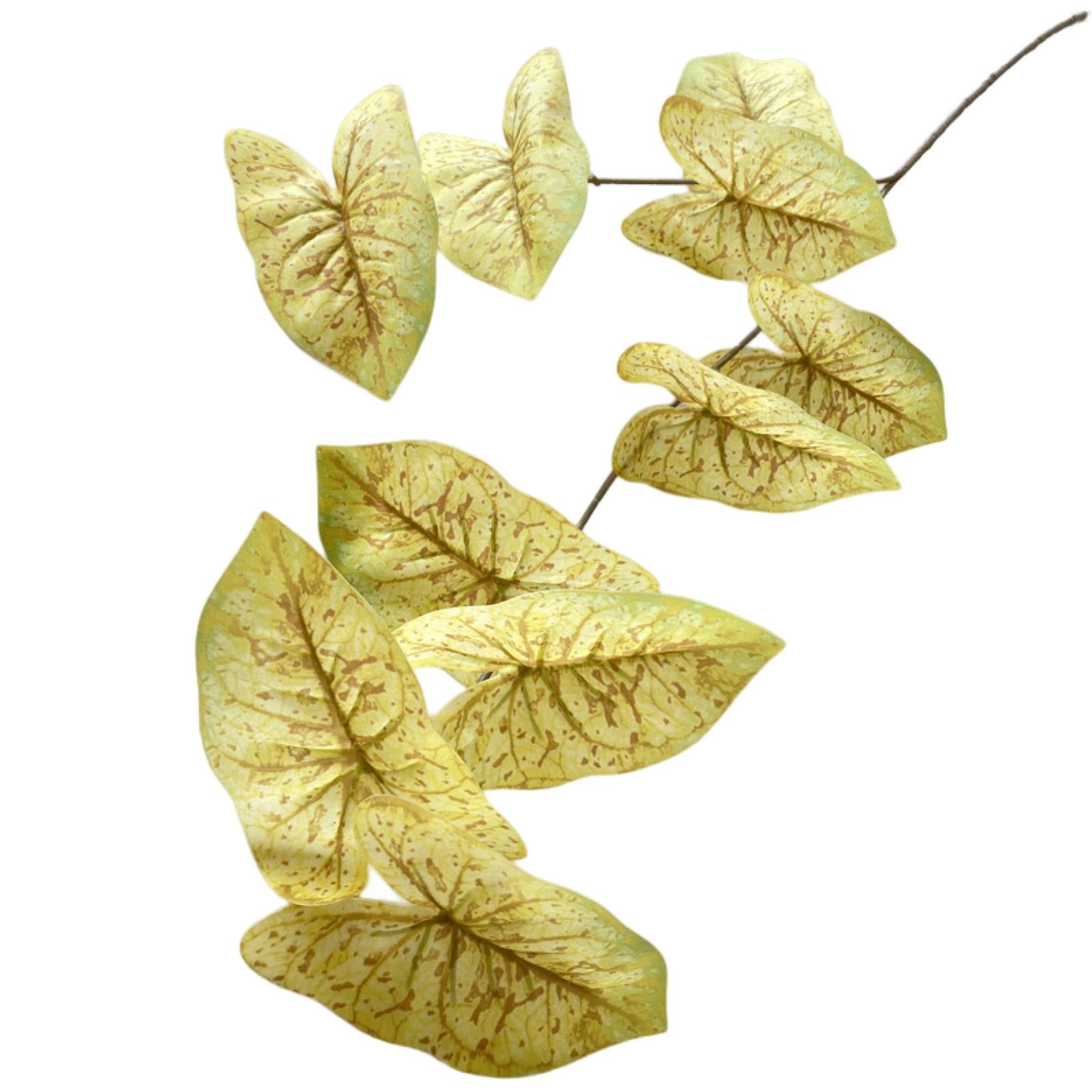 Fake Taro Leaves 3D Printing Colorful Plastic Leaves DIY Scene Layout ...
