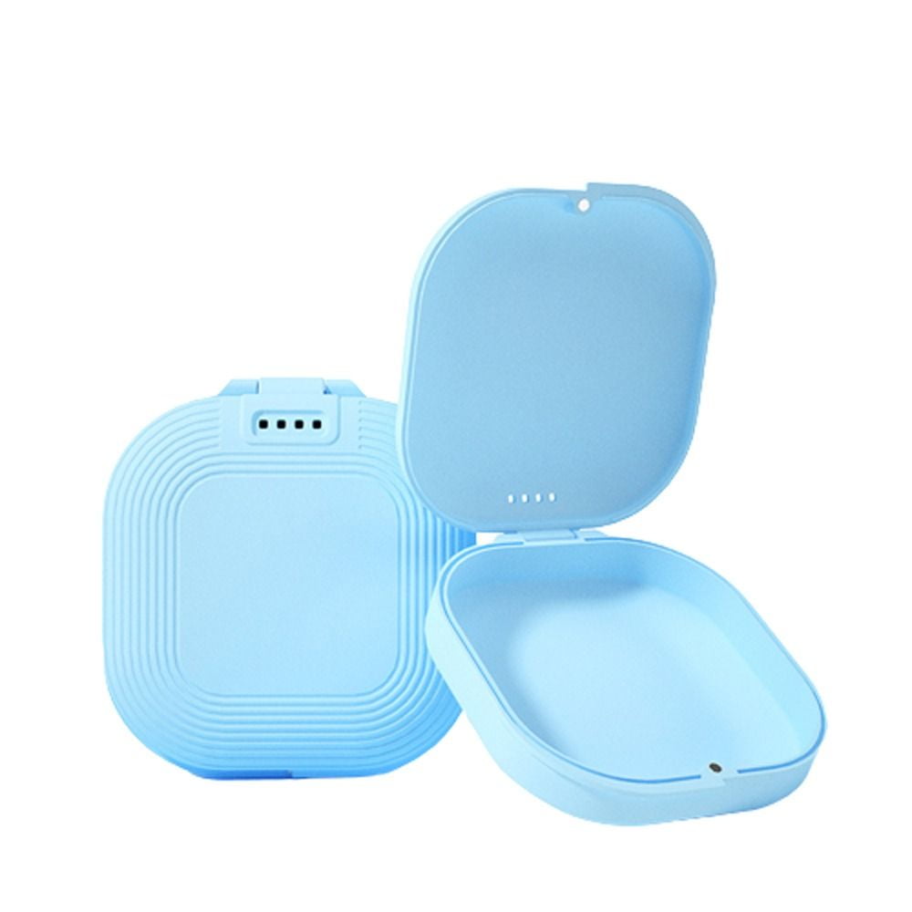 Fake Teeth Container Kids Plastic Ventilated Office Dental Case Denture ...