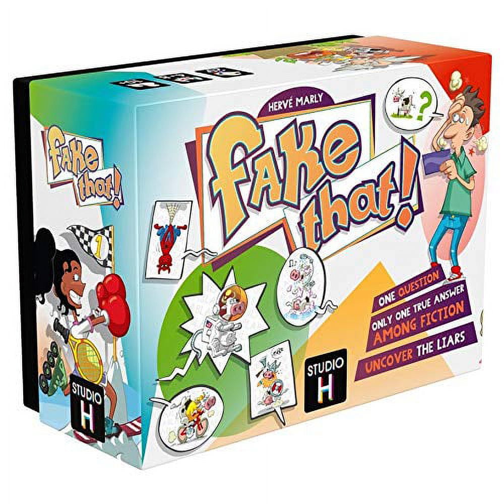 Fake That! Party Game | Bluffing & Humor Board Game | Ages 10+ | 4-8 ...