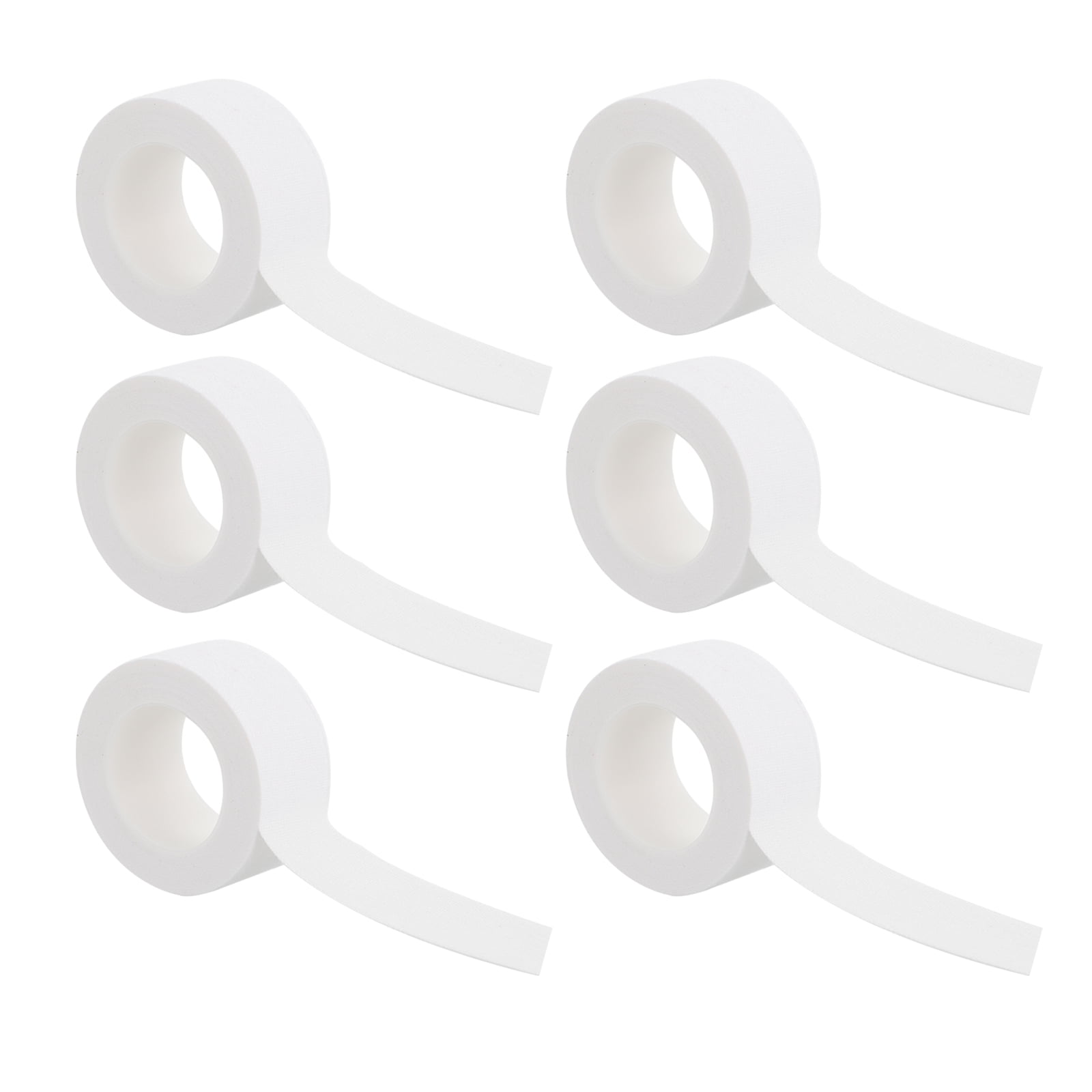 Fake Tongue Athletic Tape 6 Rolls Bandage Wound Cotton Fixation White ...