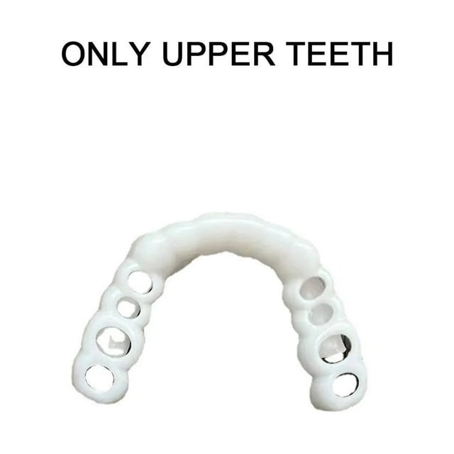 Fake Tooth Cover Perfect Fit Teeth Whitening Snap On Silicone Smile