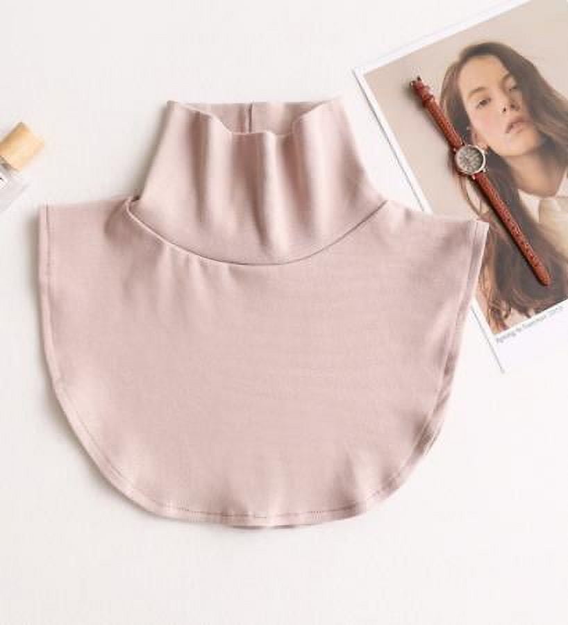 Fake Turtlenecks Collar Detachable Turtleneck Top Mock Half Blouse ...