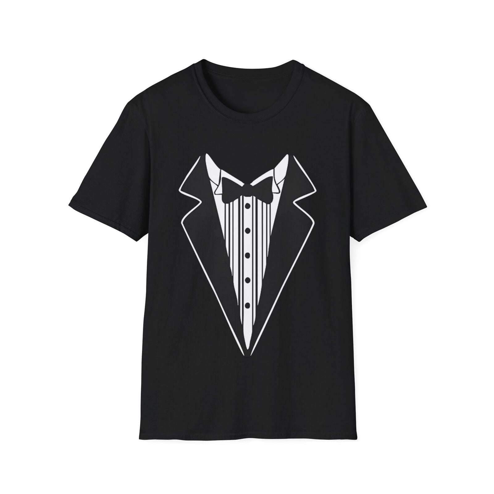 Fake Tuxedo Funny Black Tie Suit Unisex T-Shirt - Walmart.com