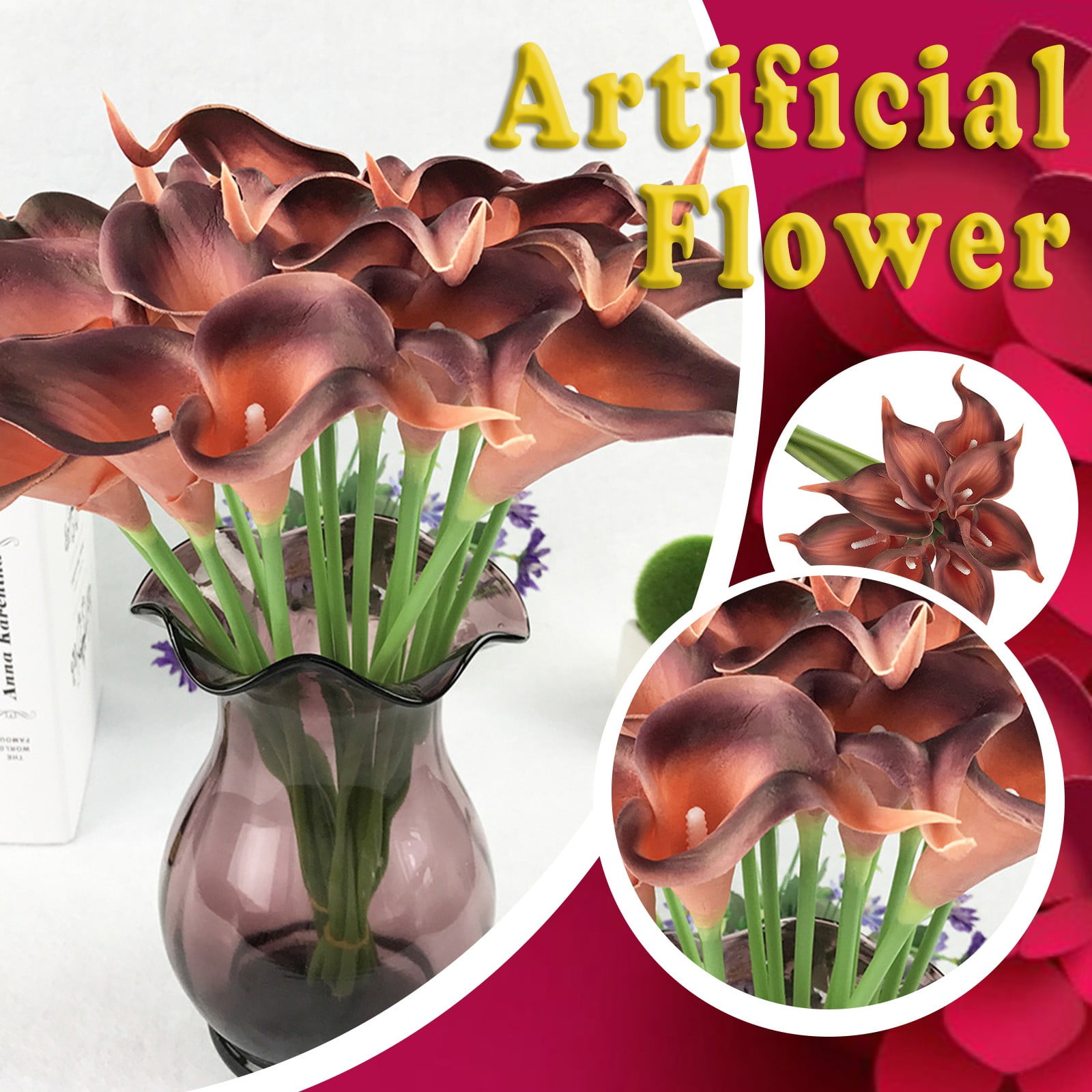 Fake Uv Flowers, Fake Plant, Fake Flowers That Look Real, Faux ...