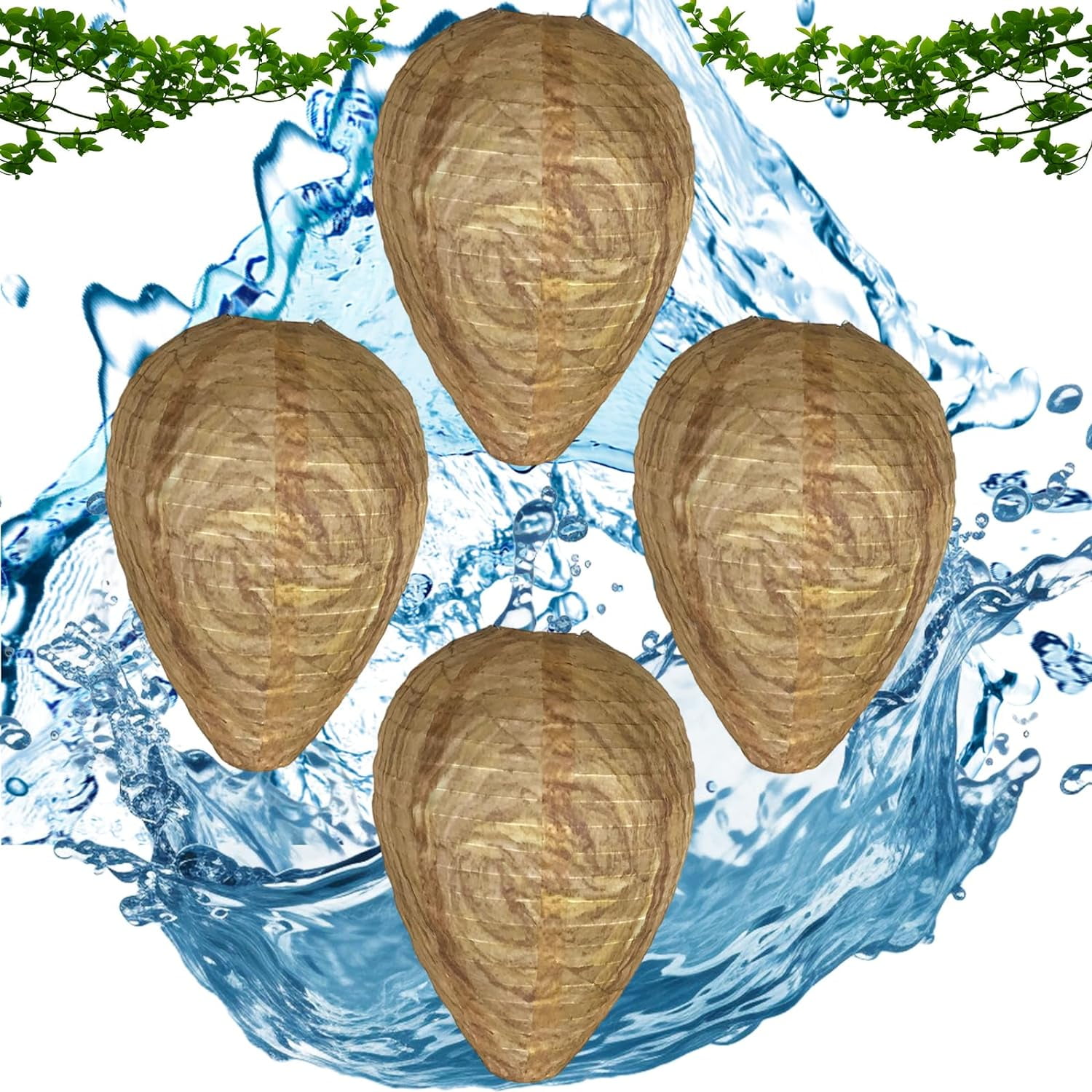 Fake Wasp Nest Decoy Fake Hornets Wasp Nest Deterrent Hanging Wasp ...