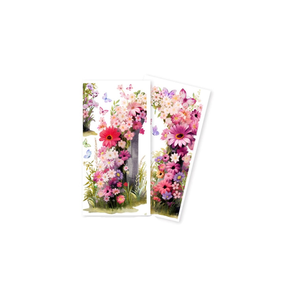 Fake Window Sills, Door Frames, Floral Butterfly Decorative Wall ...