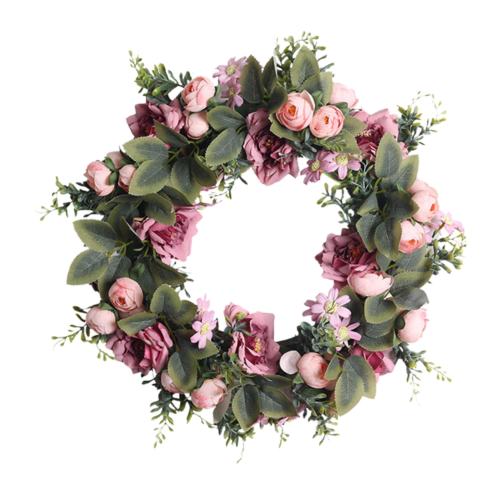 Fake flowers Simulated Flower Wreath Door Lintel Flower Wreath ...