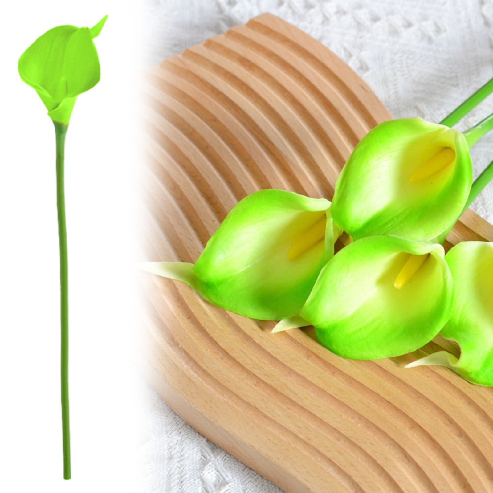 Fake flowers! Simulation Flower High End New Living Room 10 Calla ...