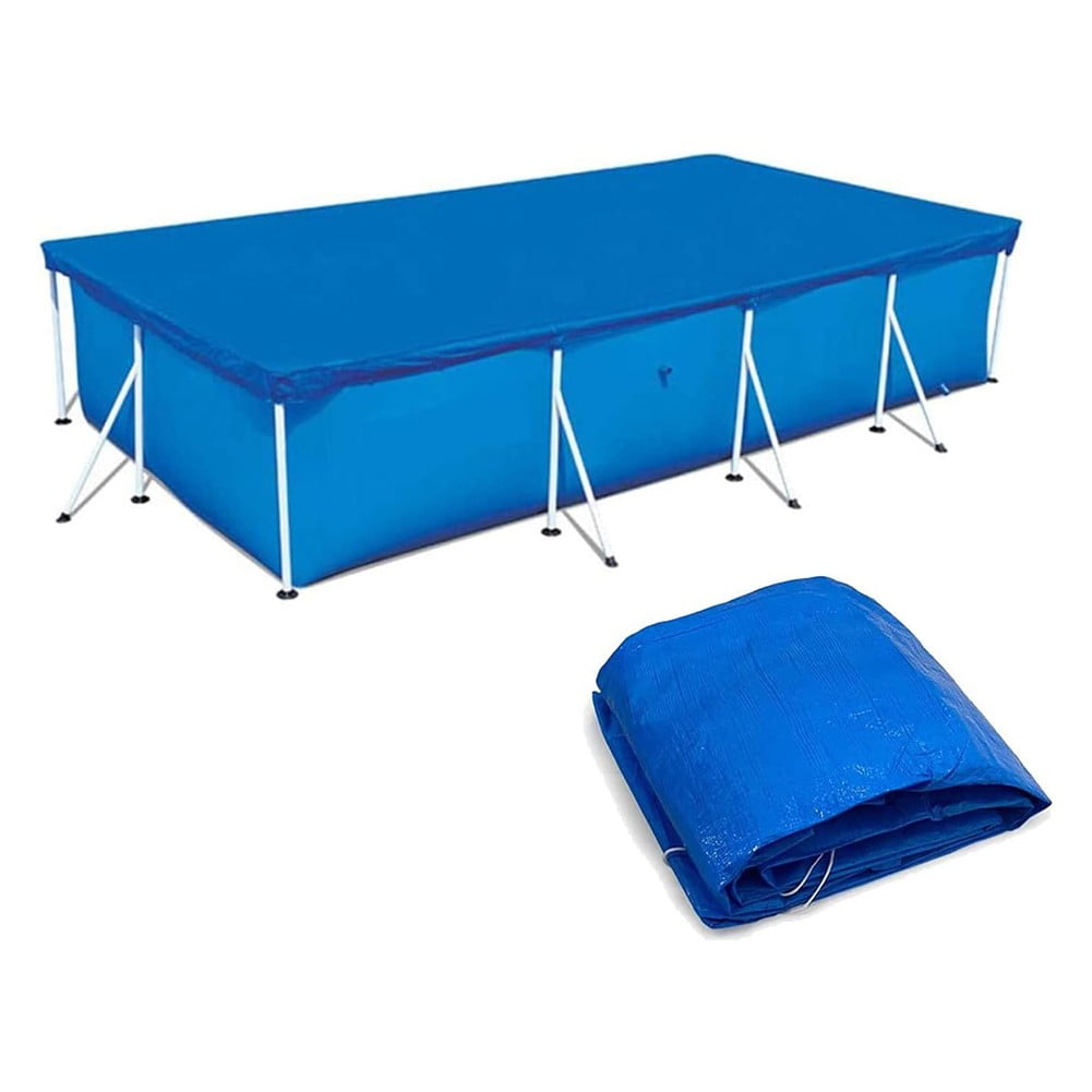 Fakrich 157"x83" Rectangular Pool Cover, Rectangle Frame Swimming Pool ...