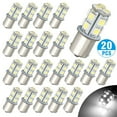 Fakrich 20 Pcs 1156 Led Rv Bulb, Replacement Light Bulbs for 12V Rv Car ...