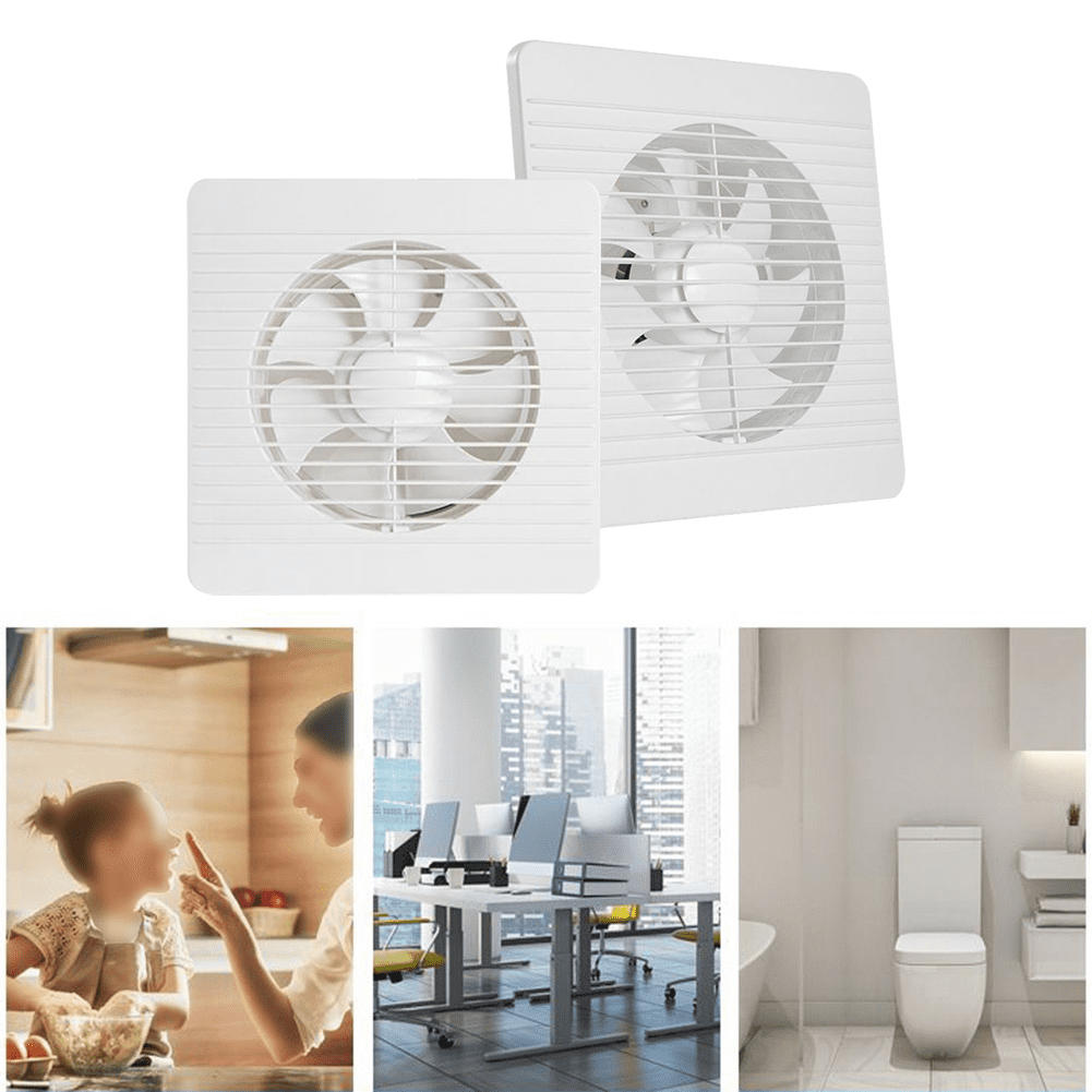 Fakrich 8 inch Exhaust Fan, Wall Mounted Vent Fans, Ventilation Blower ...