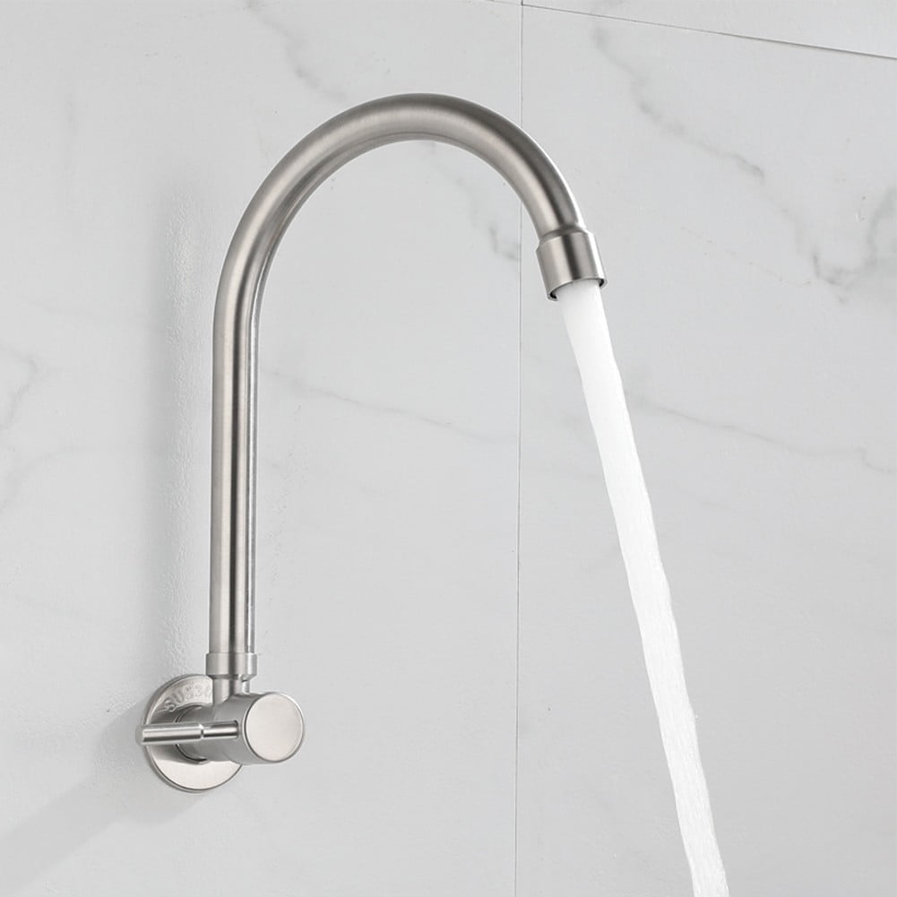 Fakrich Kitchen Faucet, Stainless Steel Sink Faucet,Single Level ...
