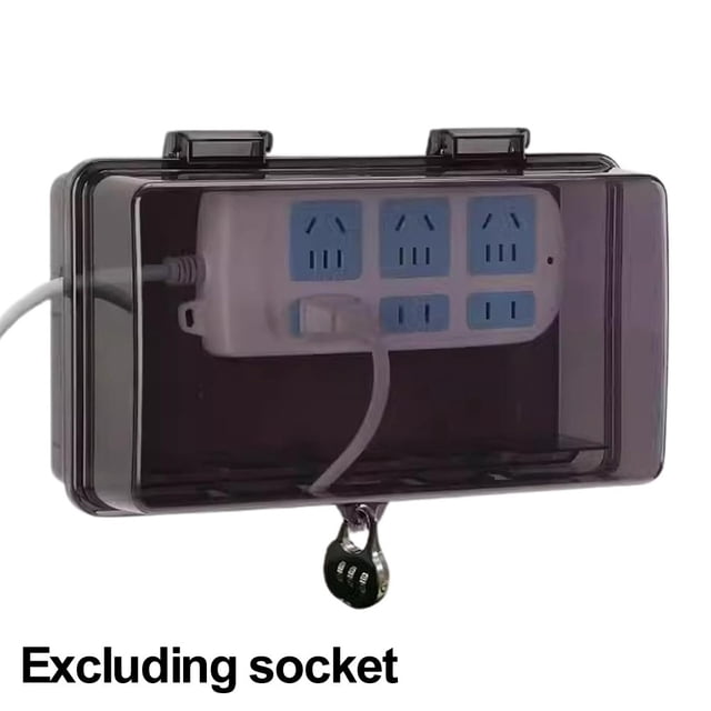 Fakrich Large Outdoor Electrical Box Waterproof,Black Translucent Black ...