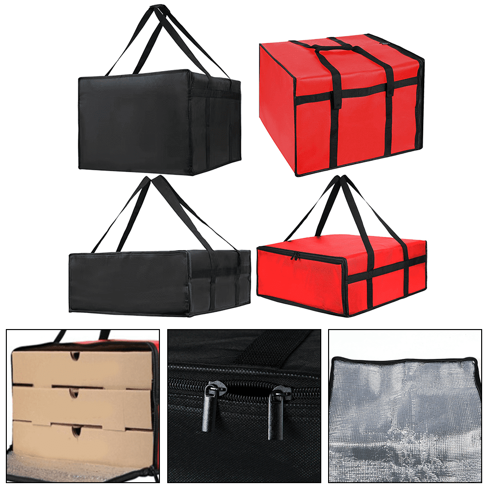 Fakrich Pizza Bag, Insulated Pizza Bags for Delivery Carry Hot, Large ...