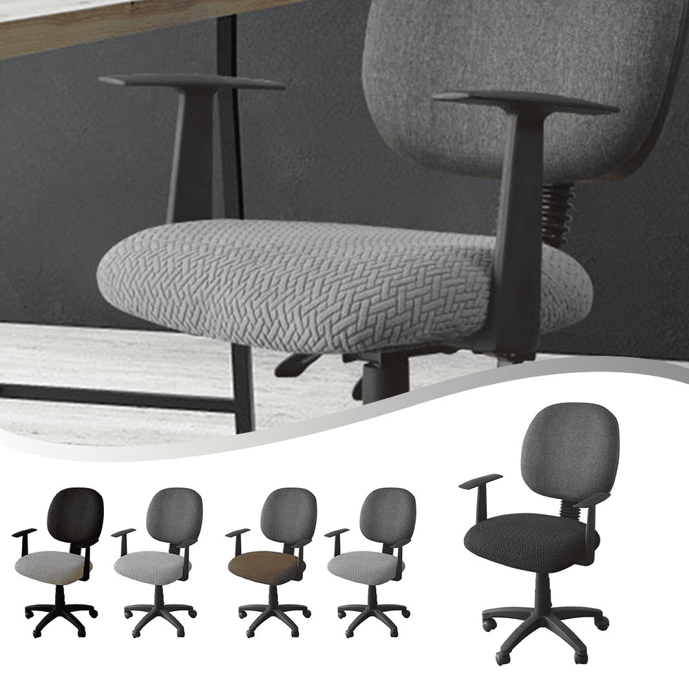 Fakrich Stretch Jacquard Office Computer Chair Seat Covers,Office Desk ...