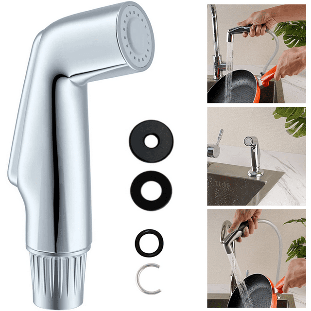 Fakrich Universal Fit Sink Spray Attachment, Kitchen Side Sprayer Head ...