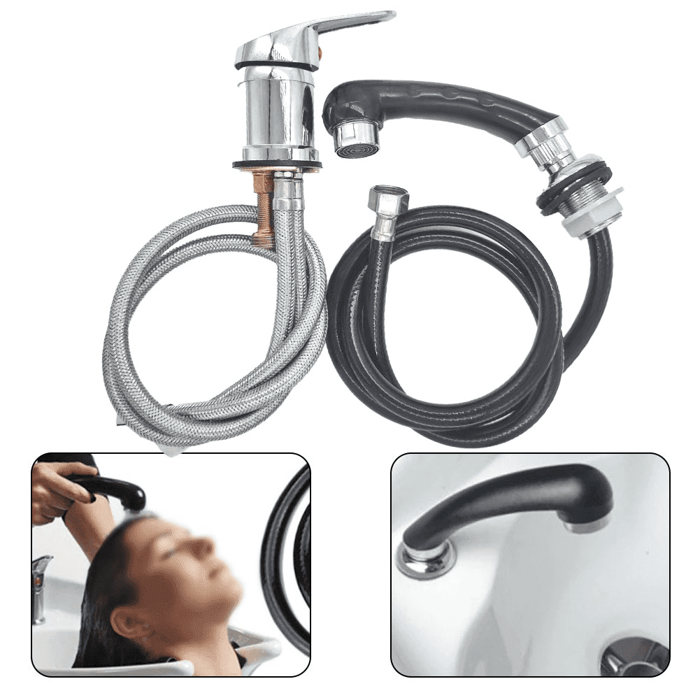 Fakrich Water Faucet Set,Shower Shampoo Bowl Parts Water Faucet Set ...