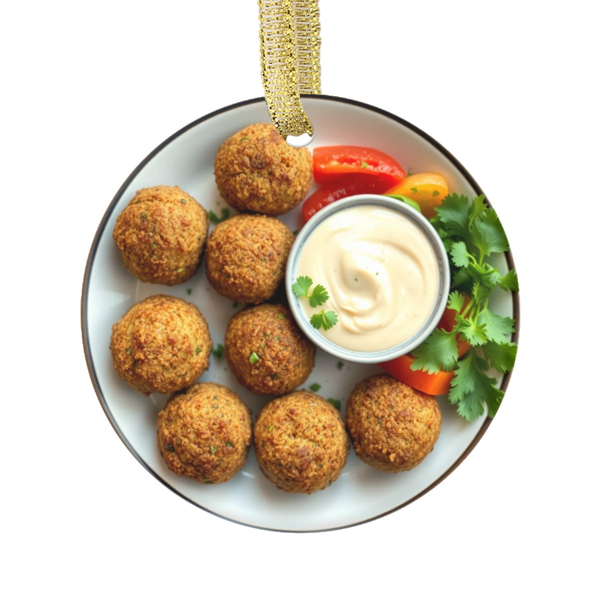 Falafel Balls with Tahini, Chickpea Health Food Lovers Foodie Novelty ...
