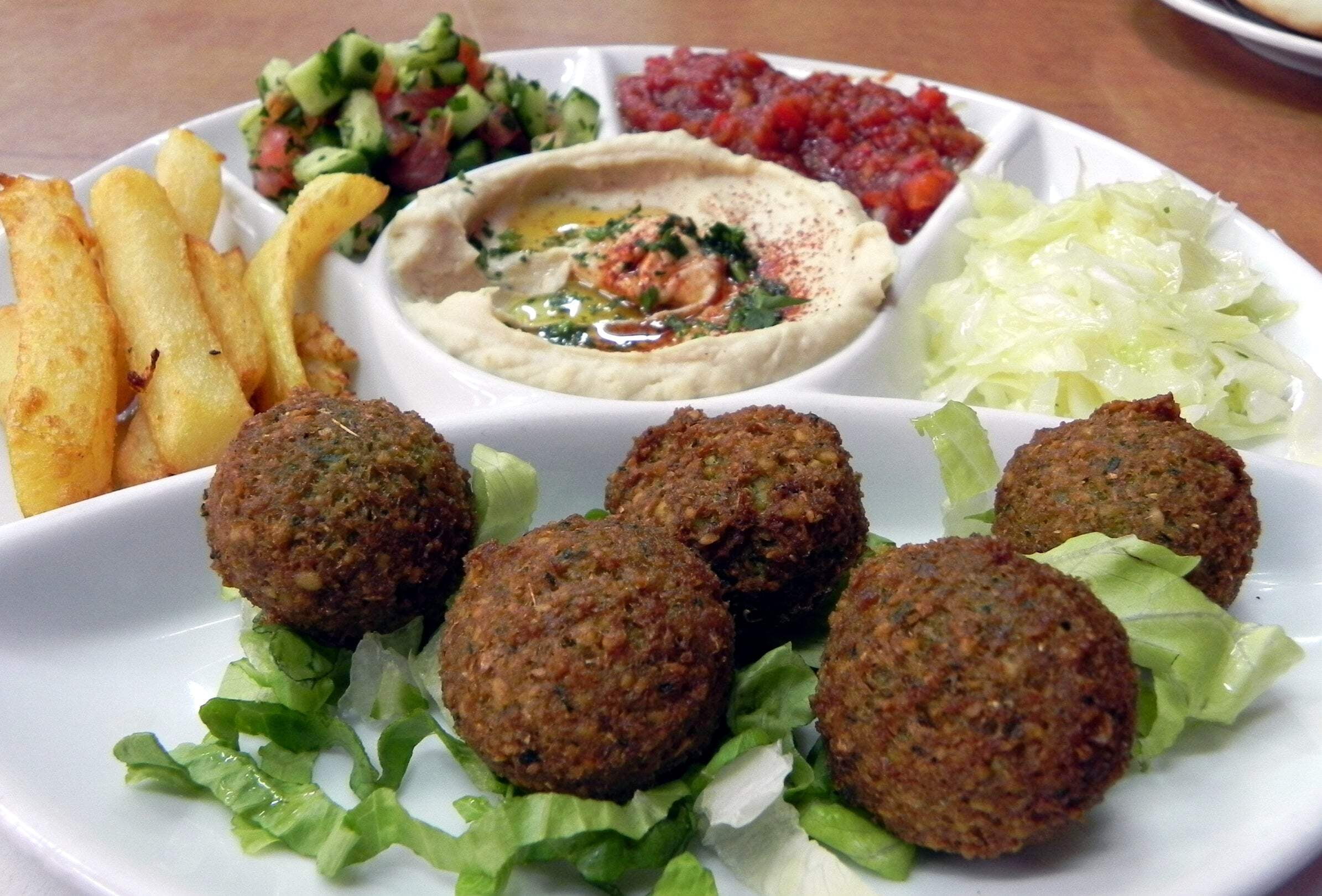 Falafel Fried Chickpeas Glossy Poster Picture Photo Print Banner ...
