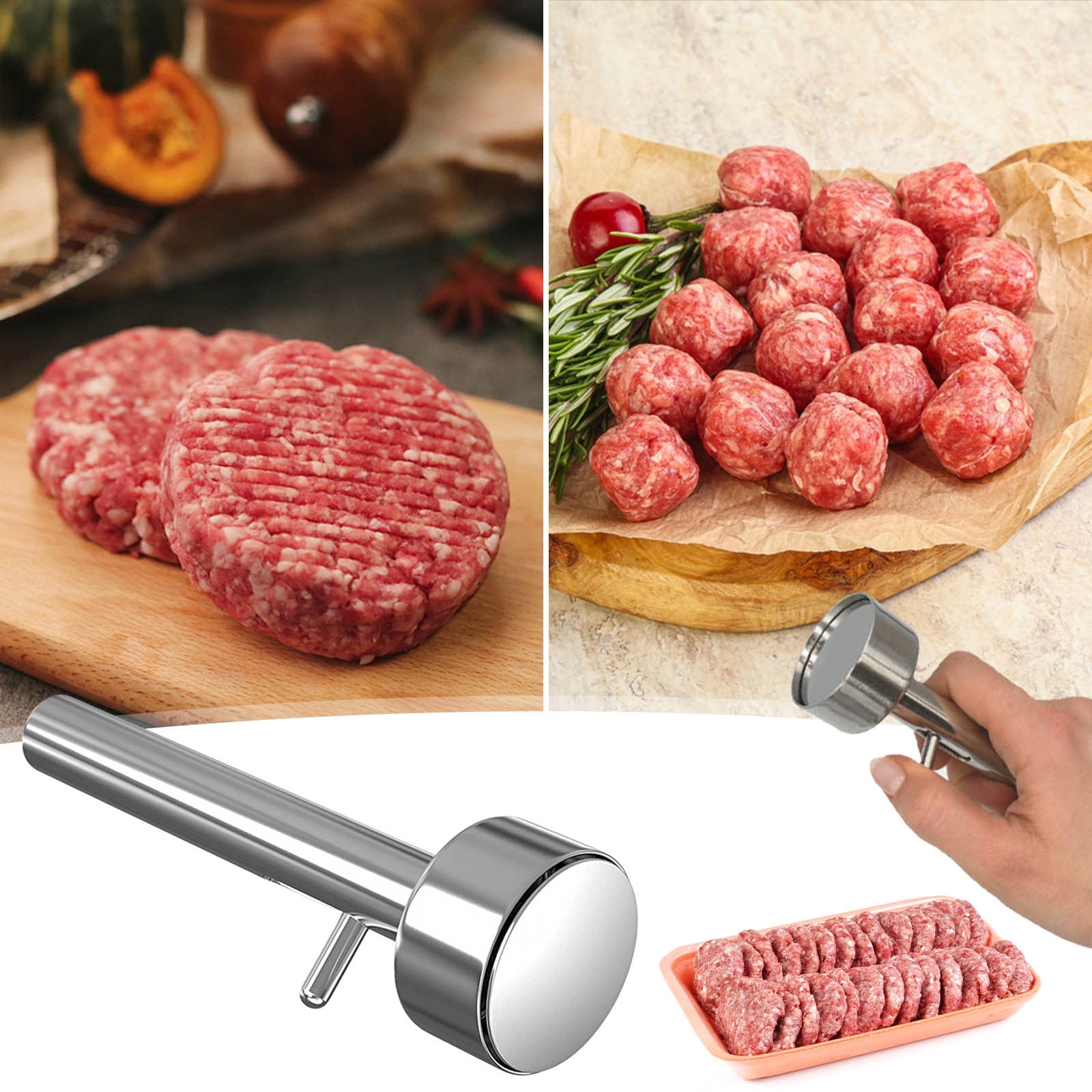 Falafel and Meatball Maker | Stainless Steel Baller Tool | Food-Grade ...