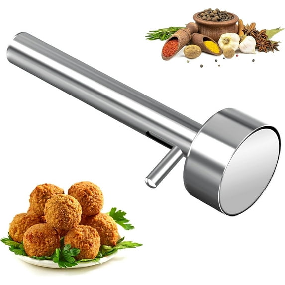 Falafel Scoop Maker, Stainless Steel Falafel Mold, Easy to Use and ...