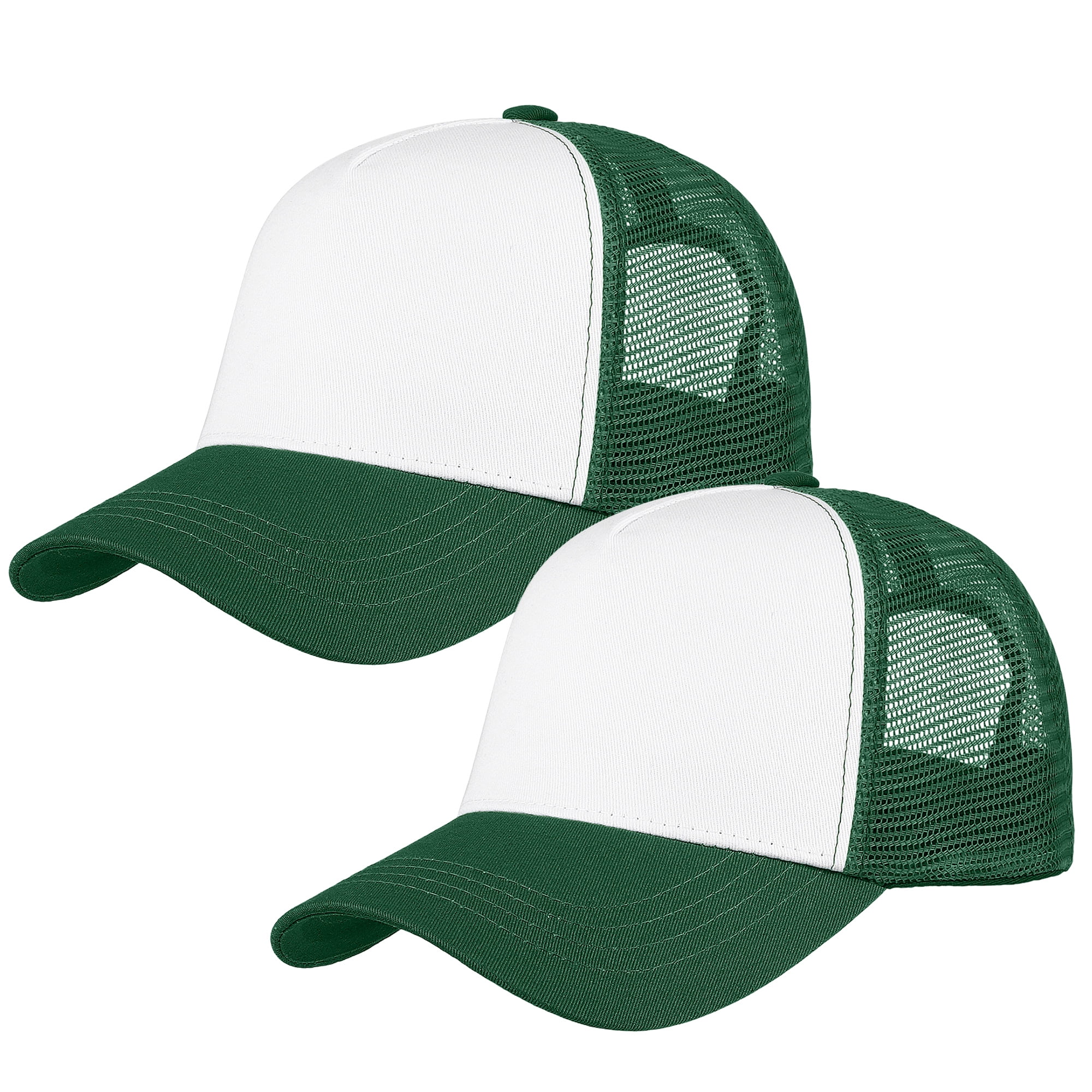 Falari 5-Panel Mesh Baseball Cap, Trucker Hat, Structured Plain Design ...