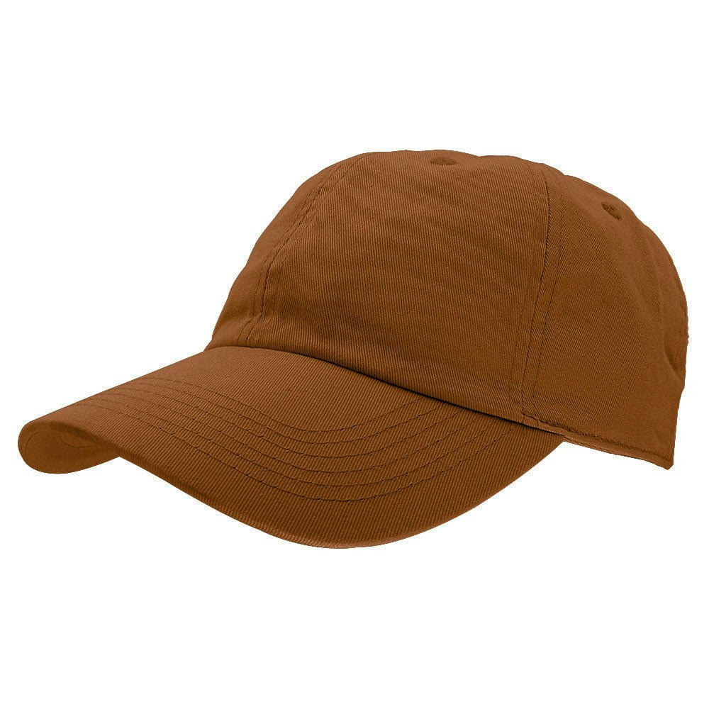 Falari Baseball Cap Hat 100% Cotton Adjustable Size Copper - Walmart.com