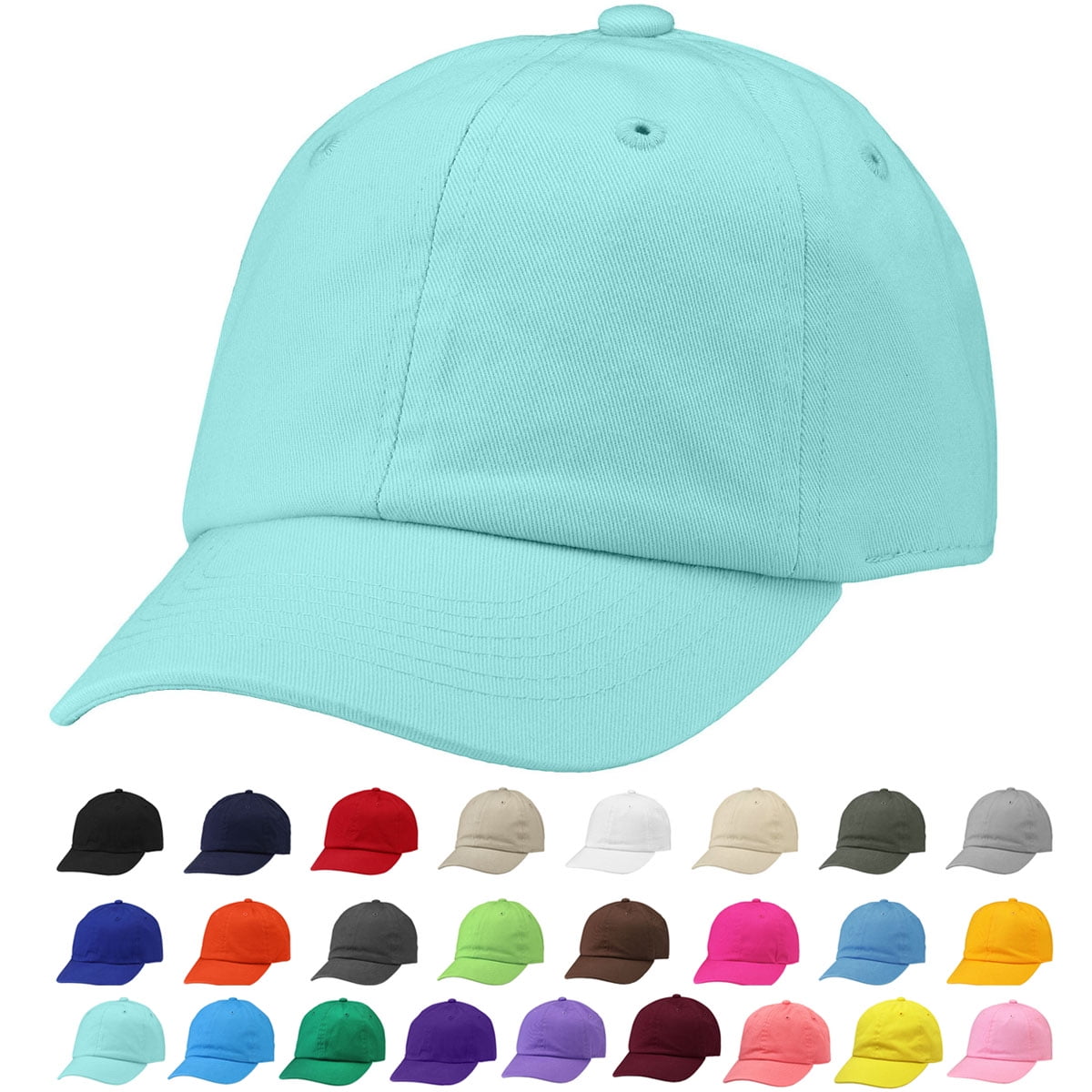 Kids Boy Girl Baseball Cap Hat Soft Cotton Lightweight Adjustable Size ...