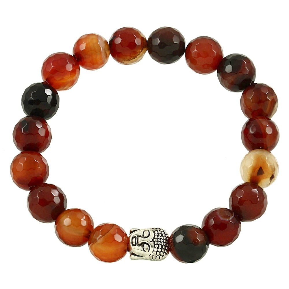 Falari Buddha Energy Natural Gemstone Bracelet - Walmart.com