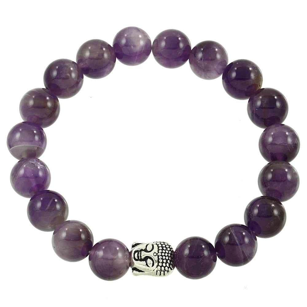 Falari Buddha Energy Natural Gemstone Bracelet - Walmart.com