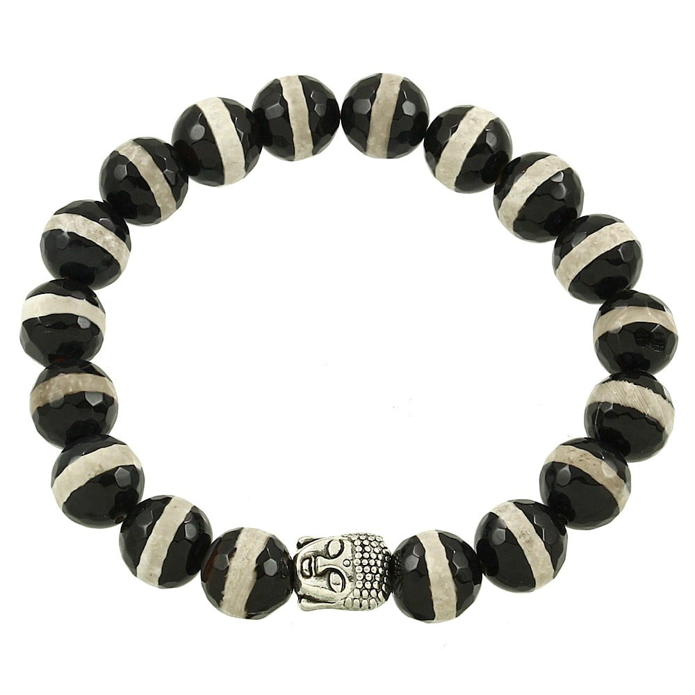 Falari Buddha Energy Natural Gemstone Bracelet - Walmart.com