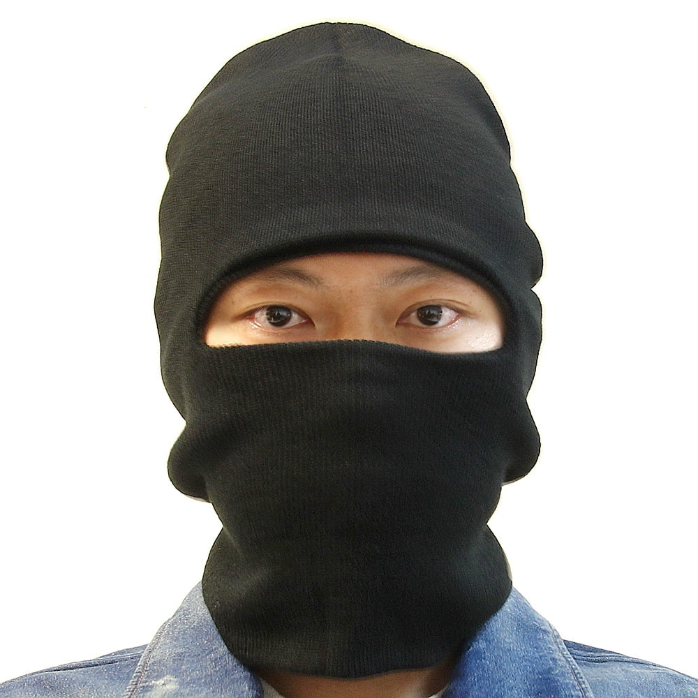 Falari Knitted Face Mask Hat Winter Outdoor Protection Single Holes ...
