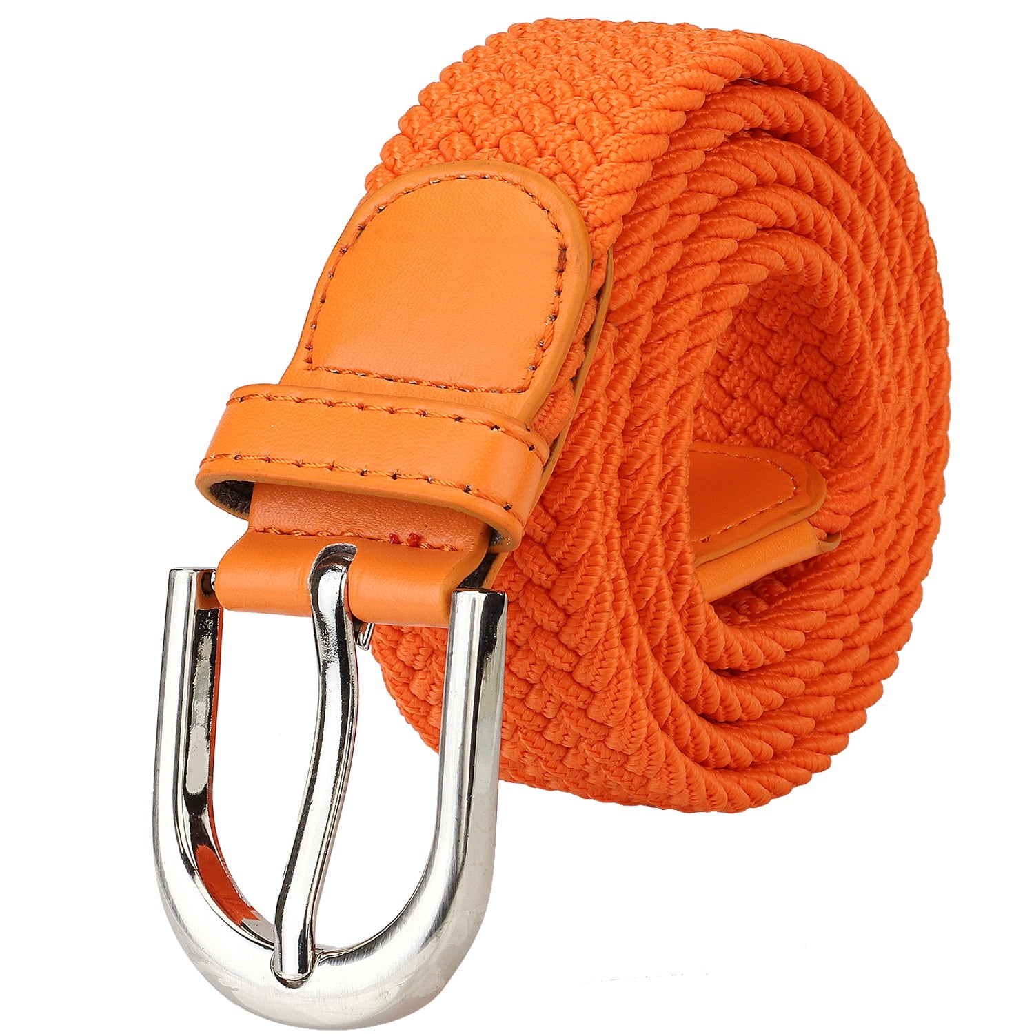 Falari Men Women Canvas Elastic Fabric Woven Stretch Braided Belt ...