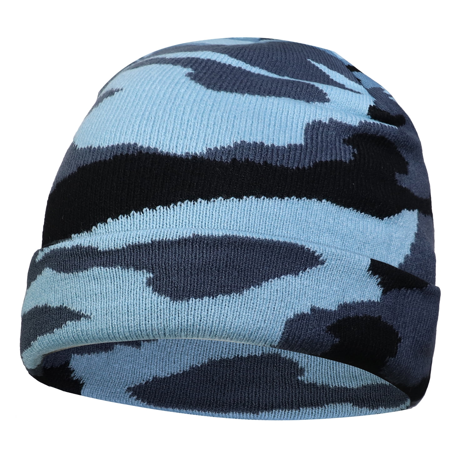 Falari Men Women Knitted Skully Beanie Hat Ski Cap Plain Solid Color ...