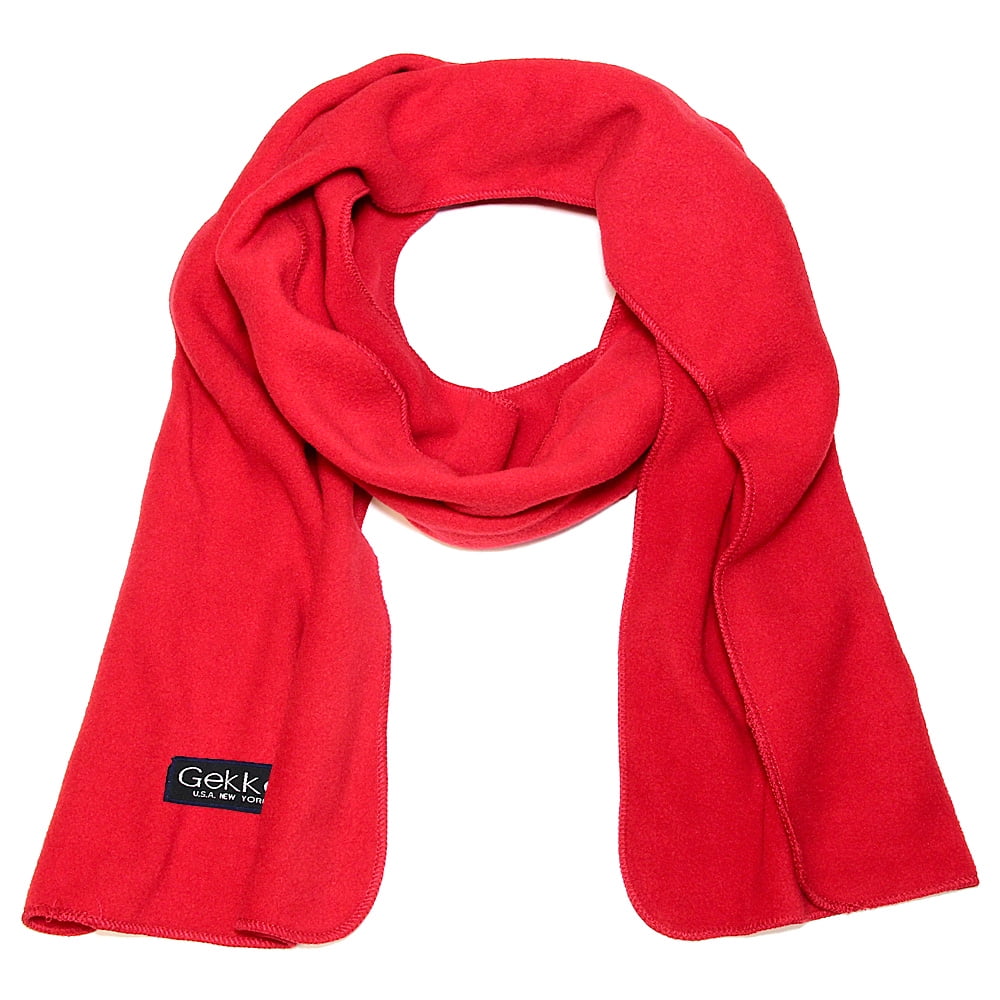 Falari Unisex Fleece Scarf for Cold Weather, Warm Winter Neck Scarf ...