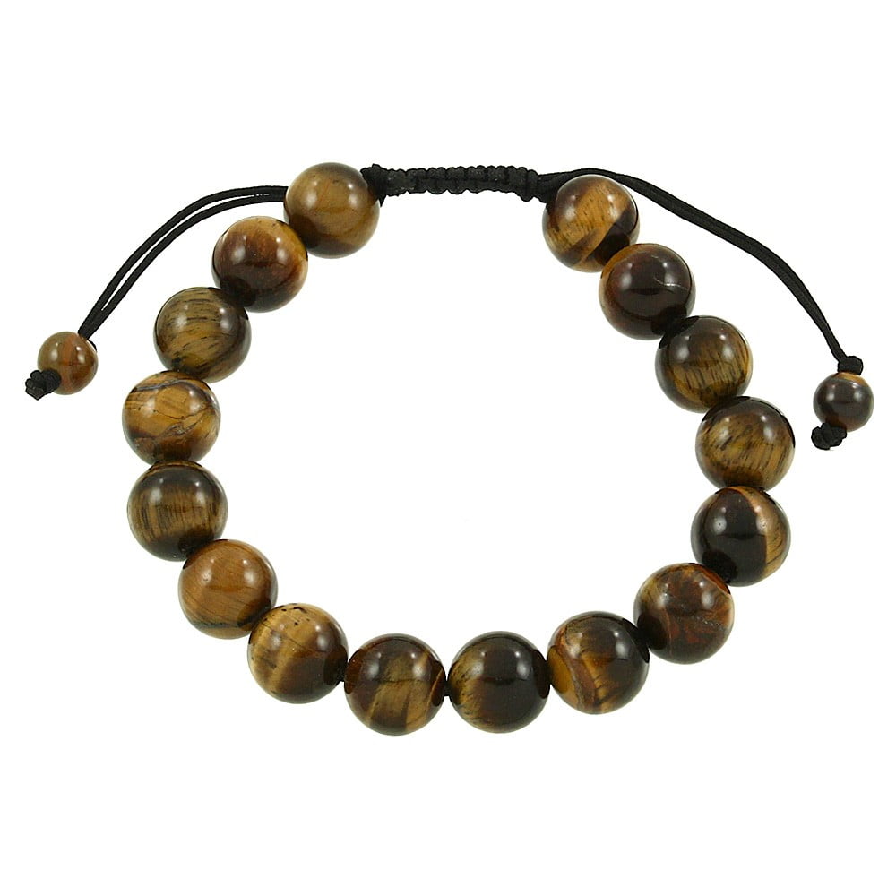 Falari Natural Gemstone Shamballa Style Bracelet - Walmart.com