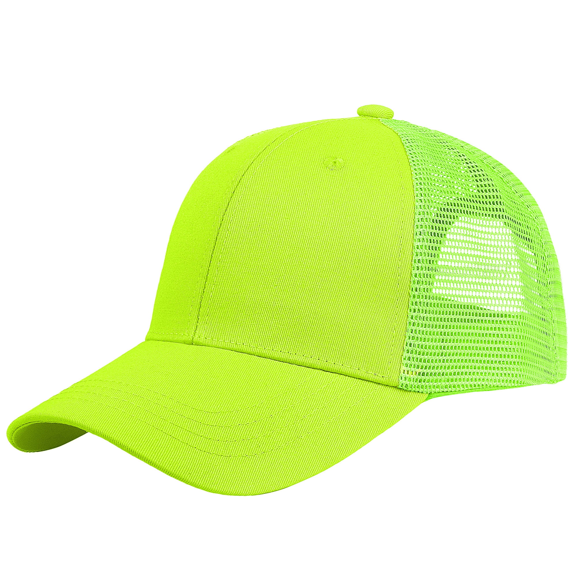 Falari Trucker Hat Baseball Cap Structured Plain Design 6 Panel ...