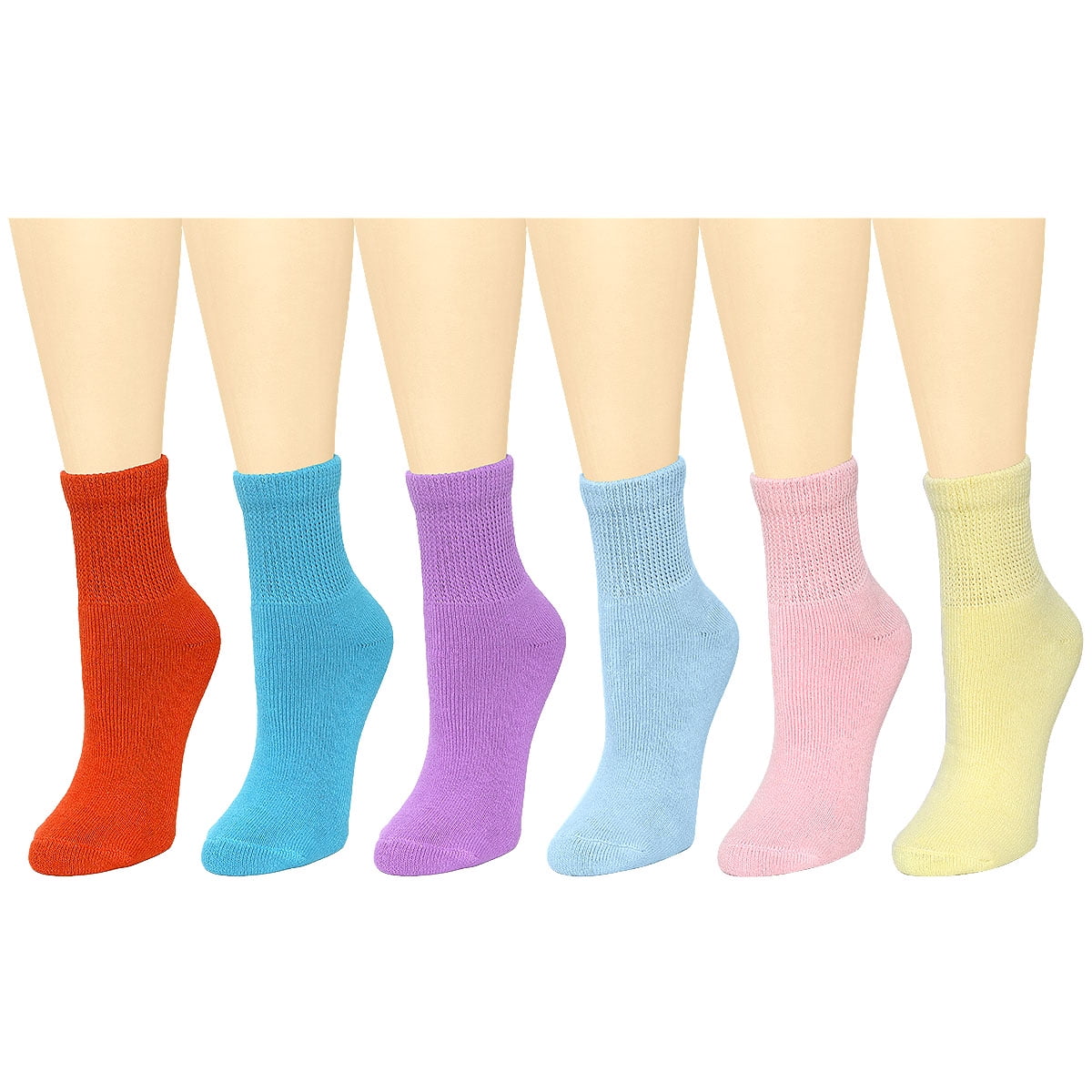 Falari Women Diabetic Socks for Diabetes Edema and Circulatory Loose ...