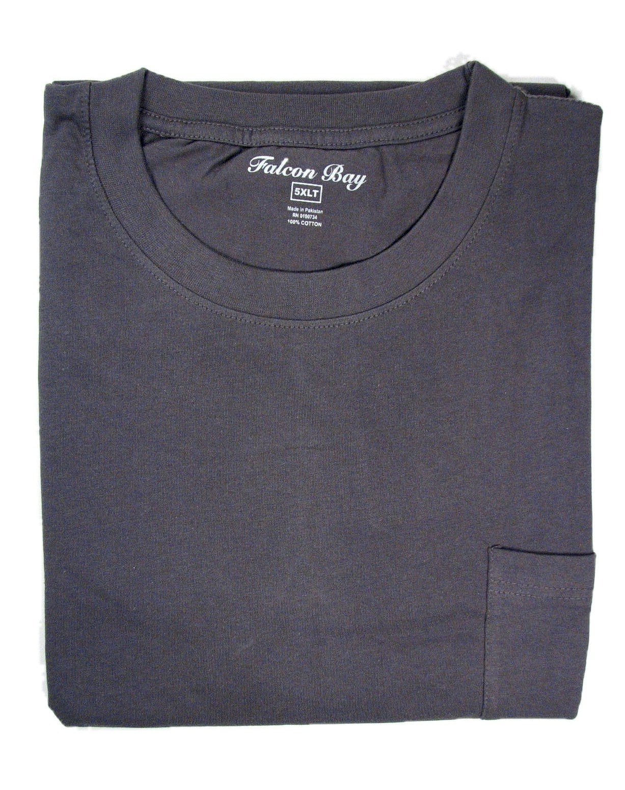 Falcon Bay 100% Cotton Pocket T-Shirt - Walmart.com