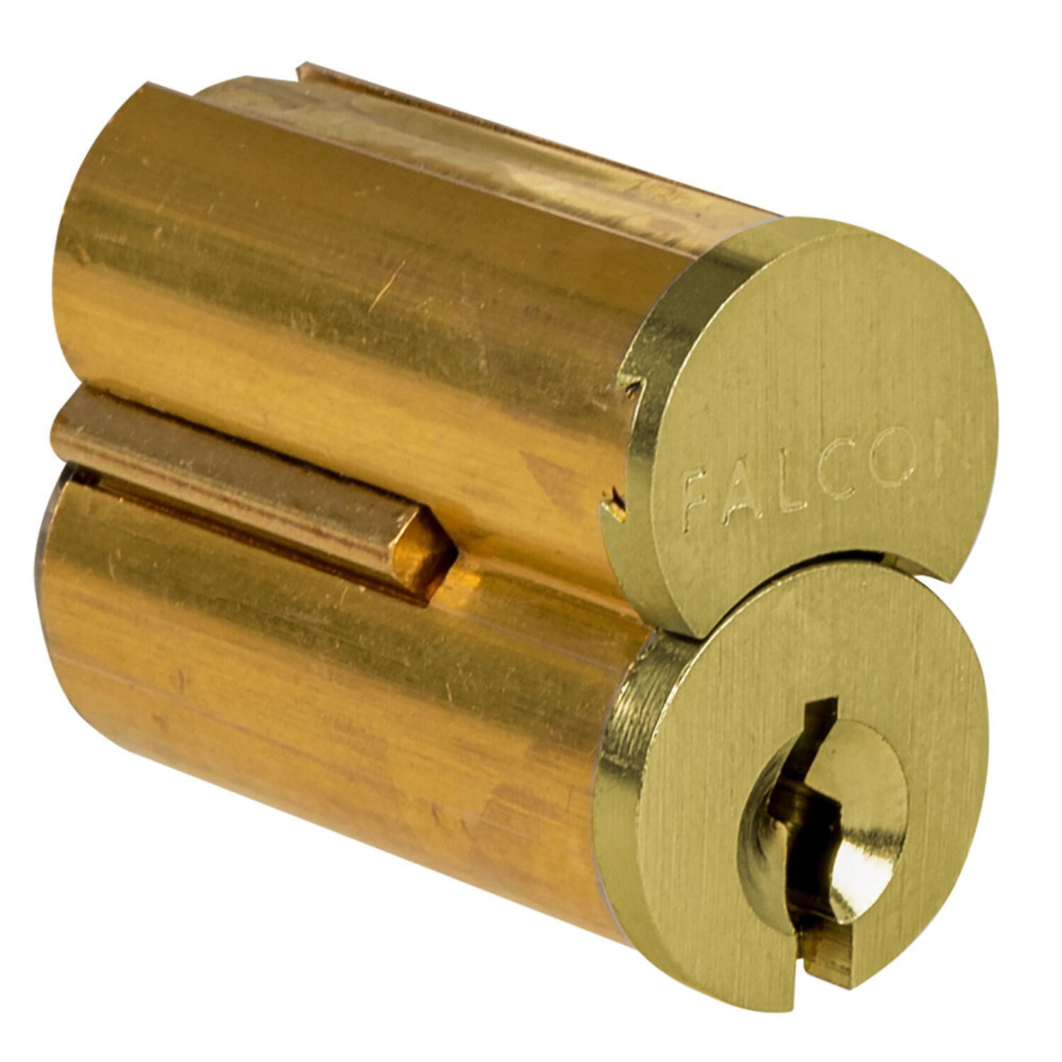 Falcon C607 A 606 SFIC Core Combinated 7-Pin A Keyway Satin Brass ...
