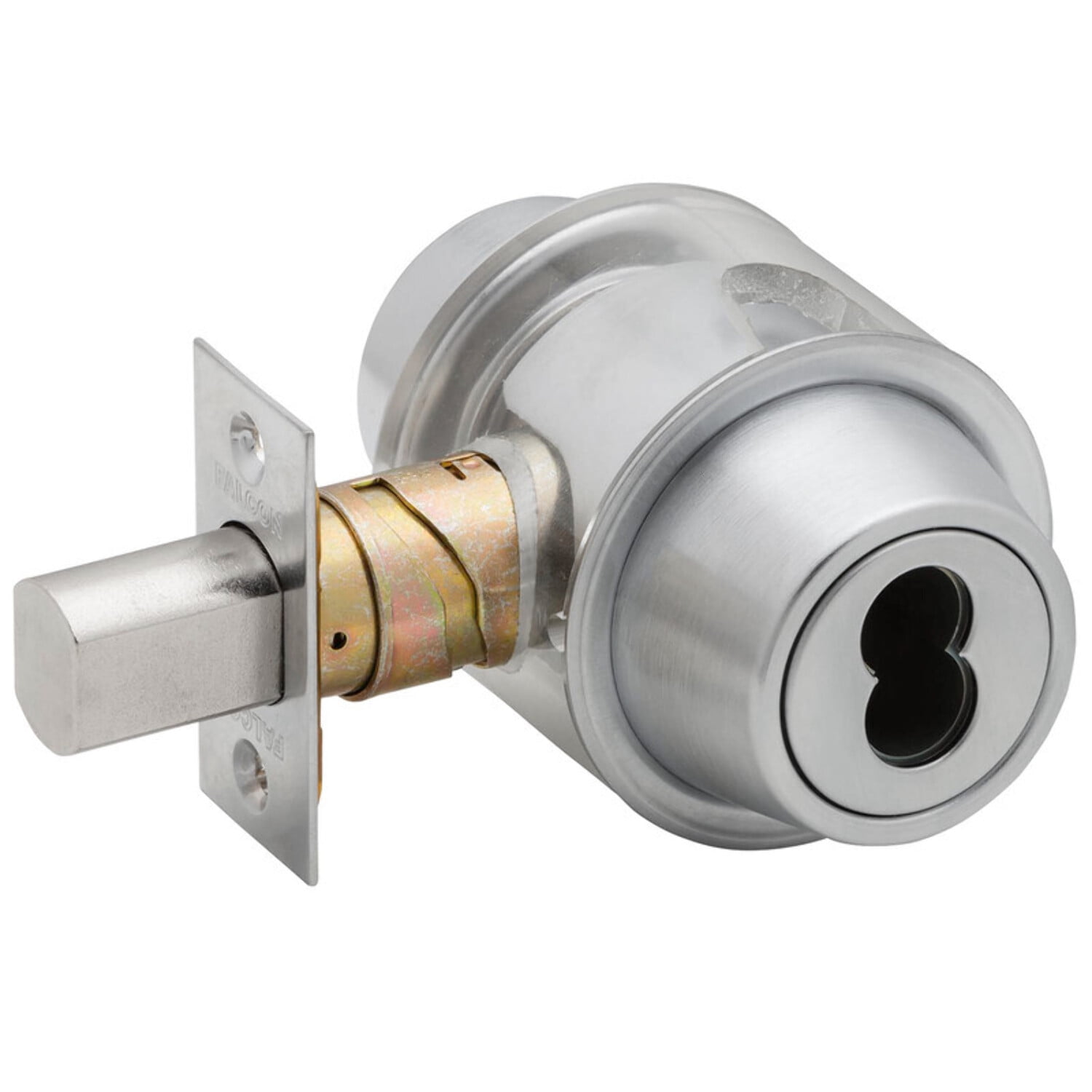 Falcon D111B 626 Classroom Deadbolt SFIC Prep Less Core Satin Chrome ...