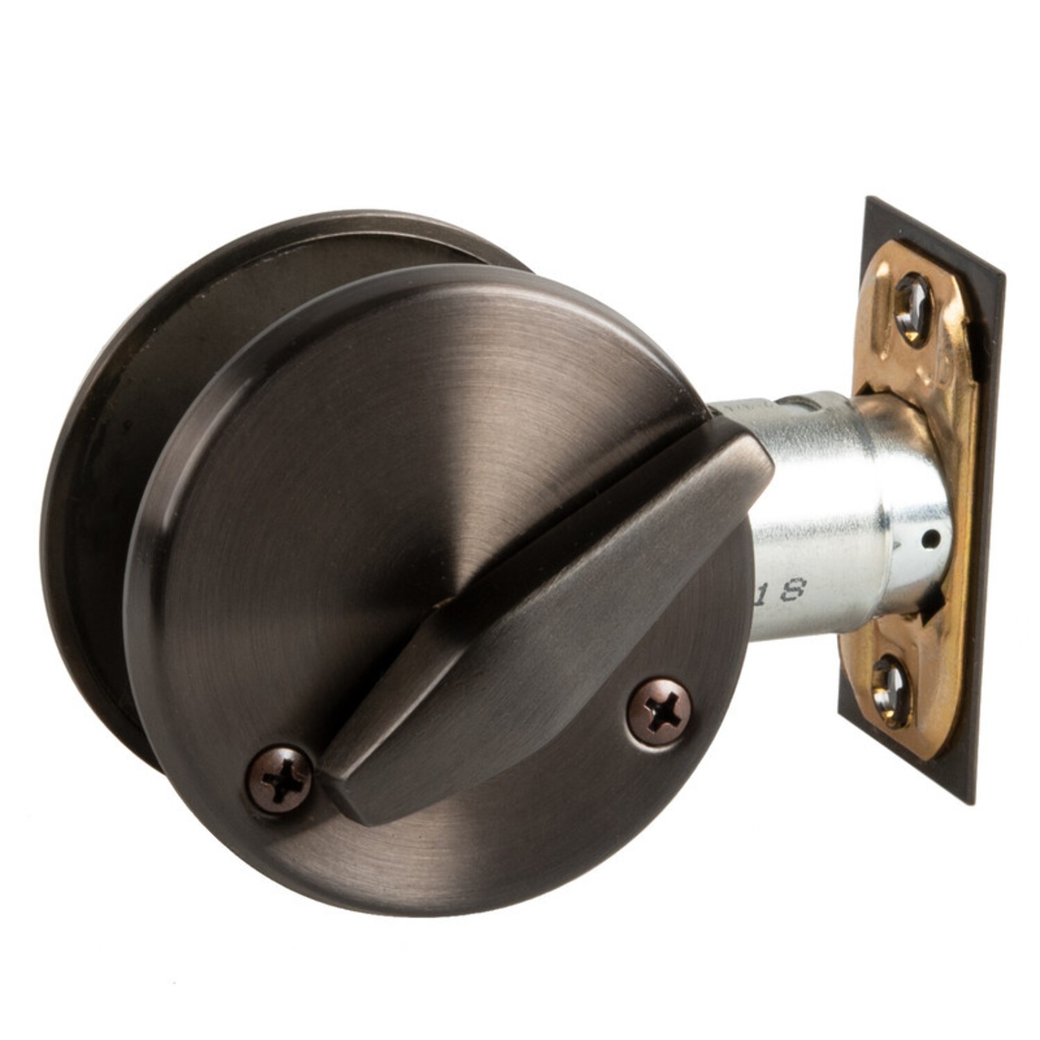 Falcon D261M 613 Grade 2 Deadbolt Thumbturn Inside x Rose Dark Oxidized ...