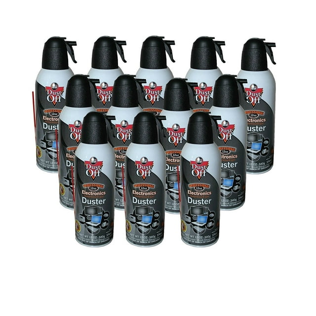 Falcon Dust Off Compressed Gas Duster 10 Oz 12 Pack