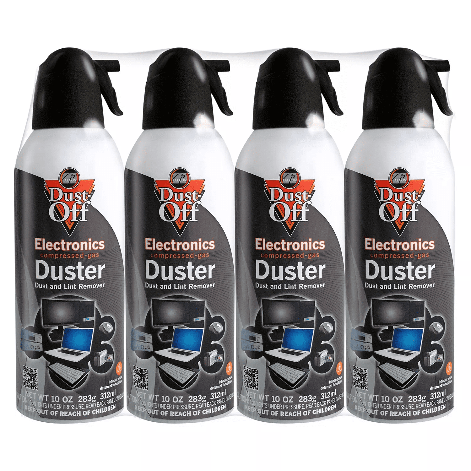 2 Pack | Falcon Dust-Off Compressed Gas Duster (10oz., 4 Pack ...