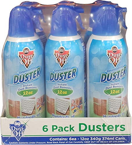 Falcon Dust-Off Professional Compressed Gas 12oz. (6-Pack) - Walmart.com