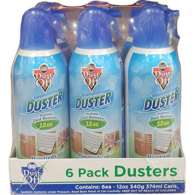 Falcon Dust-Off Professional Compressed Gas 12oz. (6-Pack) - Walmart.com