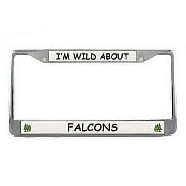 Falcon License Plate Frame (Chrome) 5 Year Warranty - Walmart.com