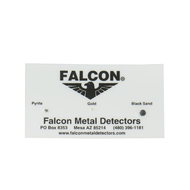 Falcon MD20 Gold Tracker Metal Detector Test Strip Card - Walmart.com
