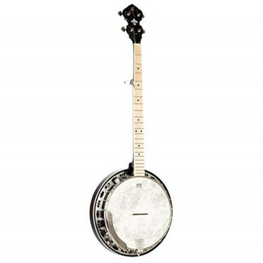 Infans 5-String Banjo, Full Size 39” with 24 Removable Support Patches ...